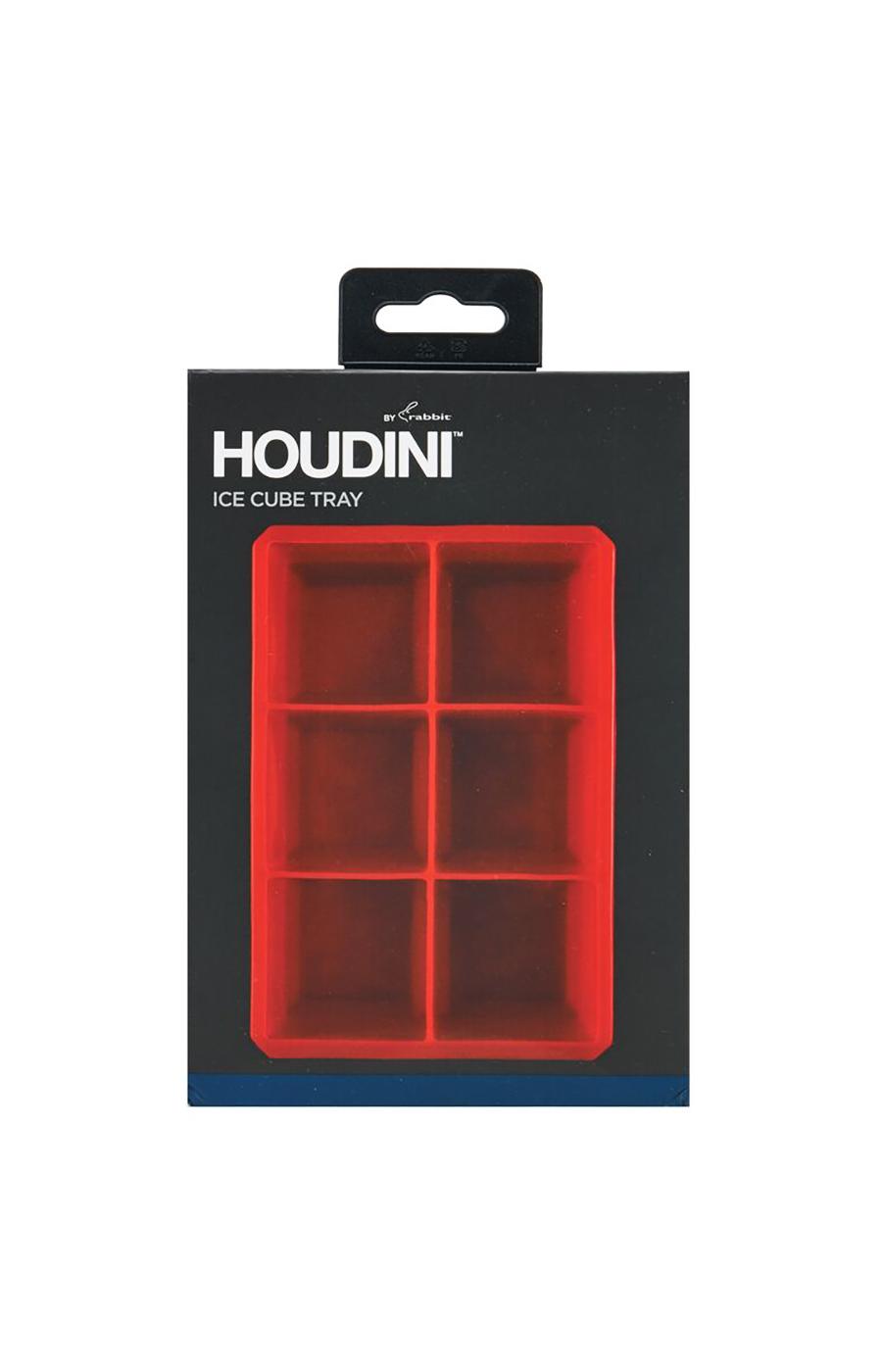 Houdini by Rabbit 6-Cavity Silicone Ice Cube Trays - Red - Shop Bar ...