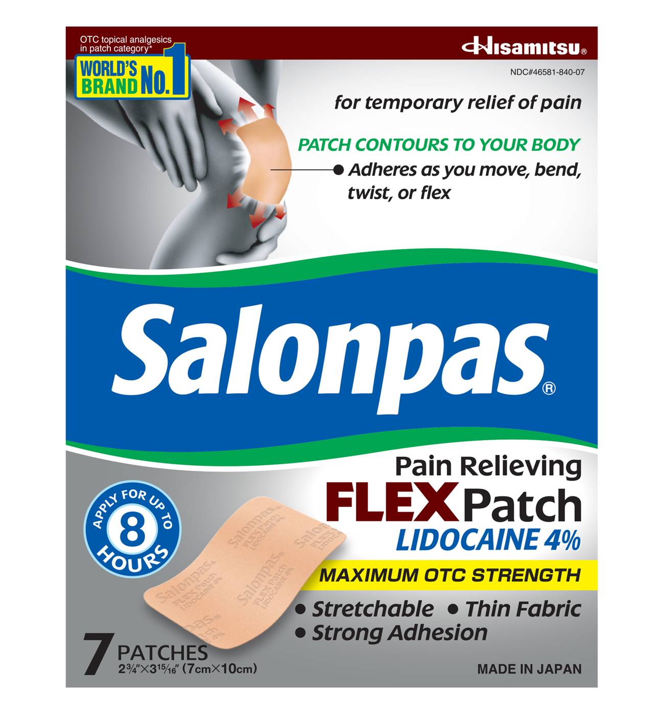 Salonpas Pain Relieving Flex Patch Maximum Strength - Shop Muscle ...