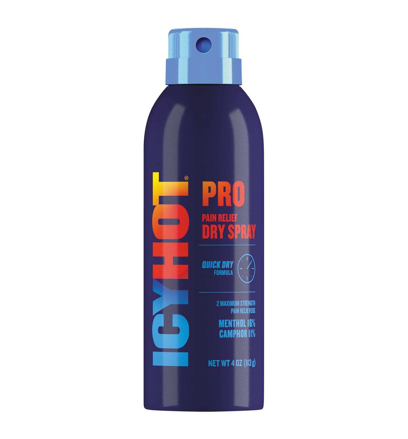 Icy Hot Pro Pain Relief Dry Spray - Shop Muscle & joint pain at H-E-B