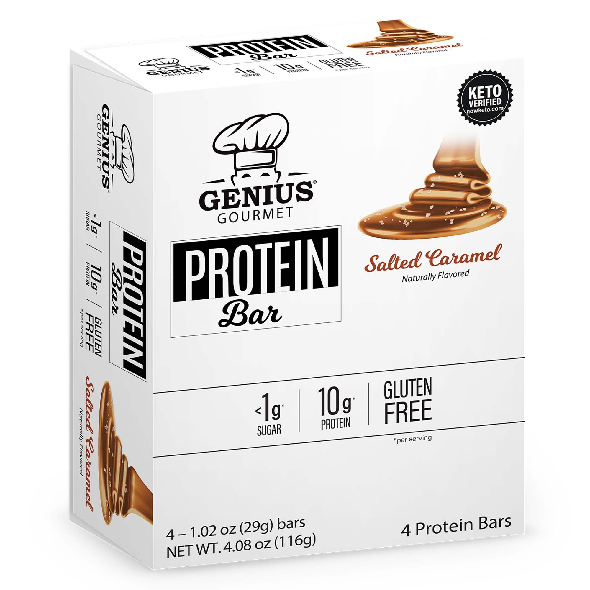 Genius Gourmet Salted Caramel Protein Bars - Shop Diet & fitness at H-E-B