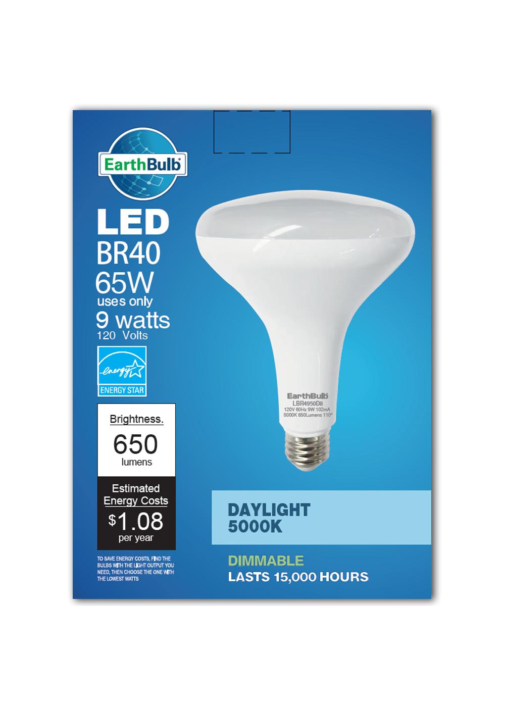 EarthBulb BR40 65-Watt Daylight LED Light Bulbs - Shop Light bulbs at H-E-B