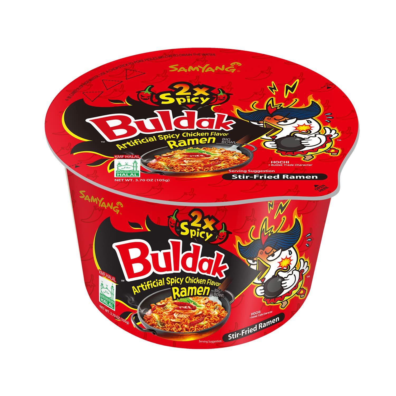 Samyang Buldak 2x Spicy Chicken Ramen Instant Soup Big Bowl - Shop ...