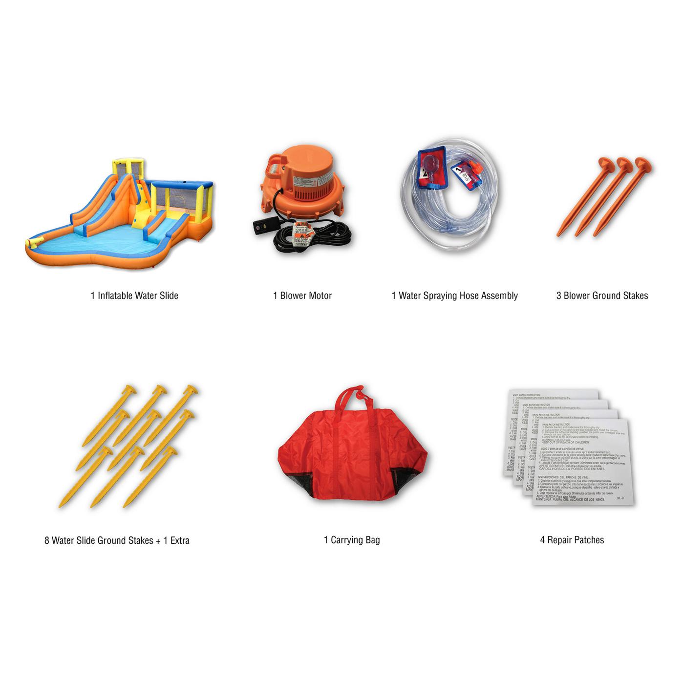 Banzai Slide 'N Bounce Splash Park - Shop Kiddie pools at H-E-B