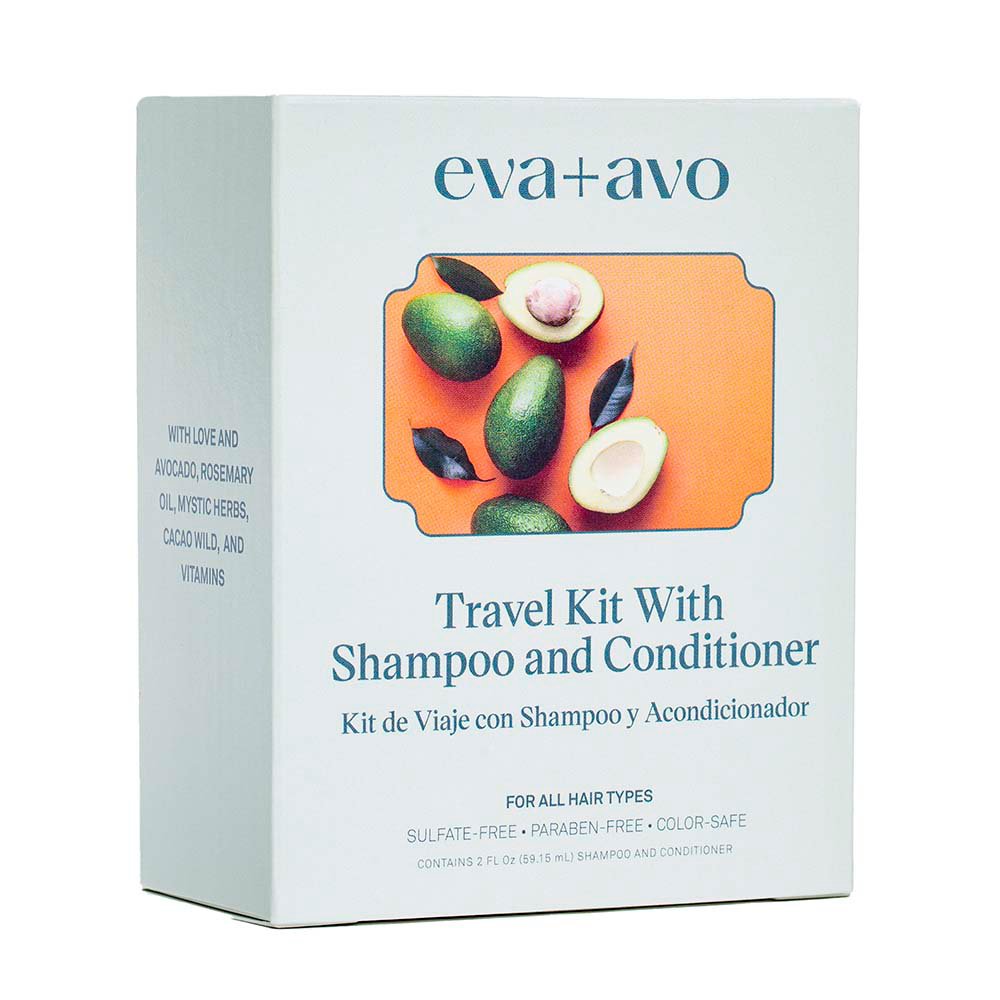 Eva + Avo Travel Kit with Shampoo and Conditioner - Shop Shampoo ...