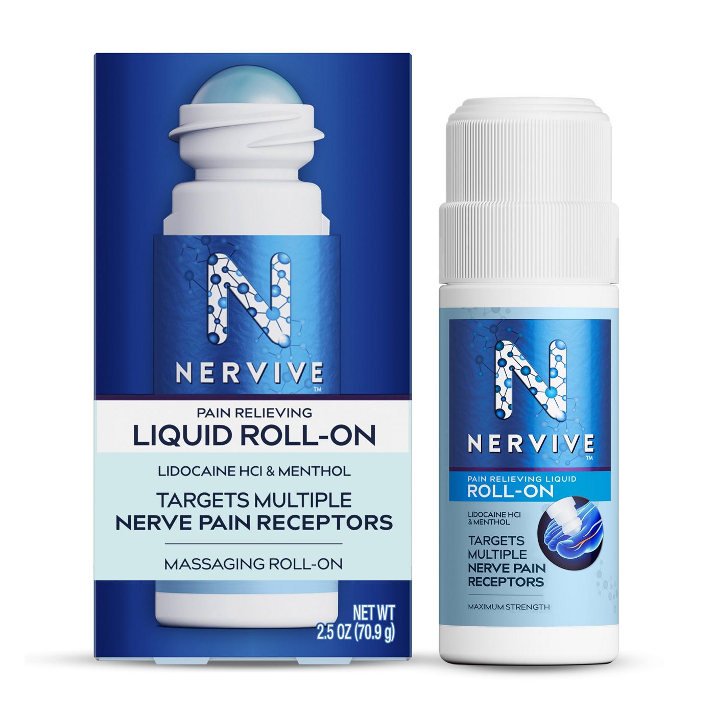 Nervive Max Strength Nerve Care Pain Relieving Roll-On Liquid - Shop ...