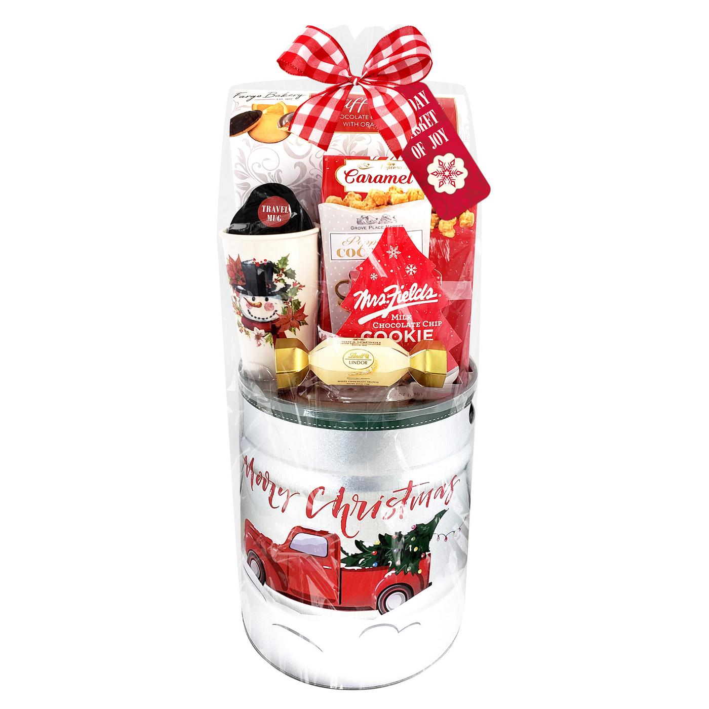 Marketplace Brands Holiday Barrel Collection Gift Basket - Assorted ...