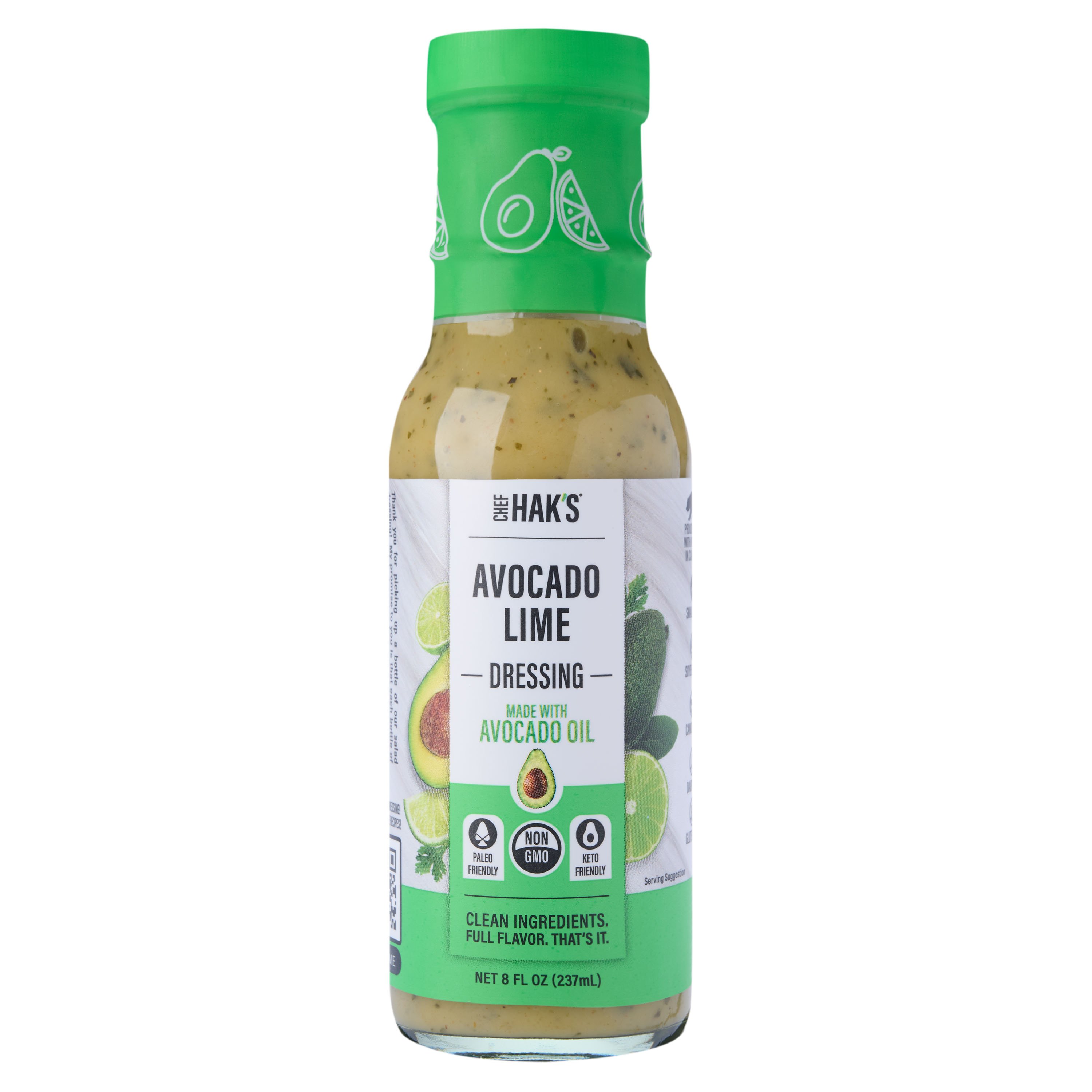 Chef Hak's Avocado Lime Dressing (Sold Cold) - Shop Salad dressings at ...