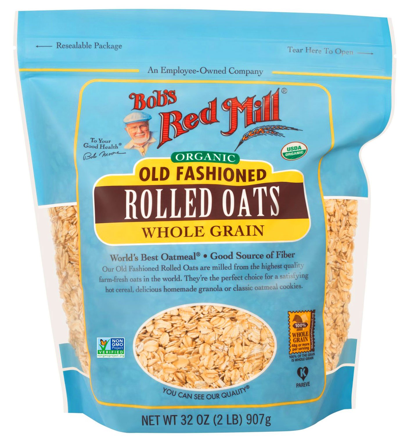 Bob's Red Mill Organic Old Fashioned Rolled Oats, 32 oz | Central ...