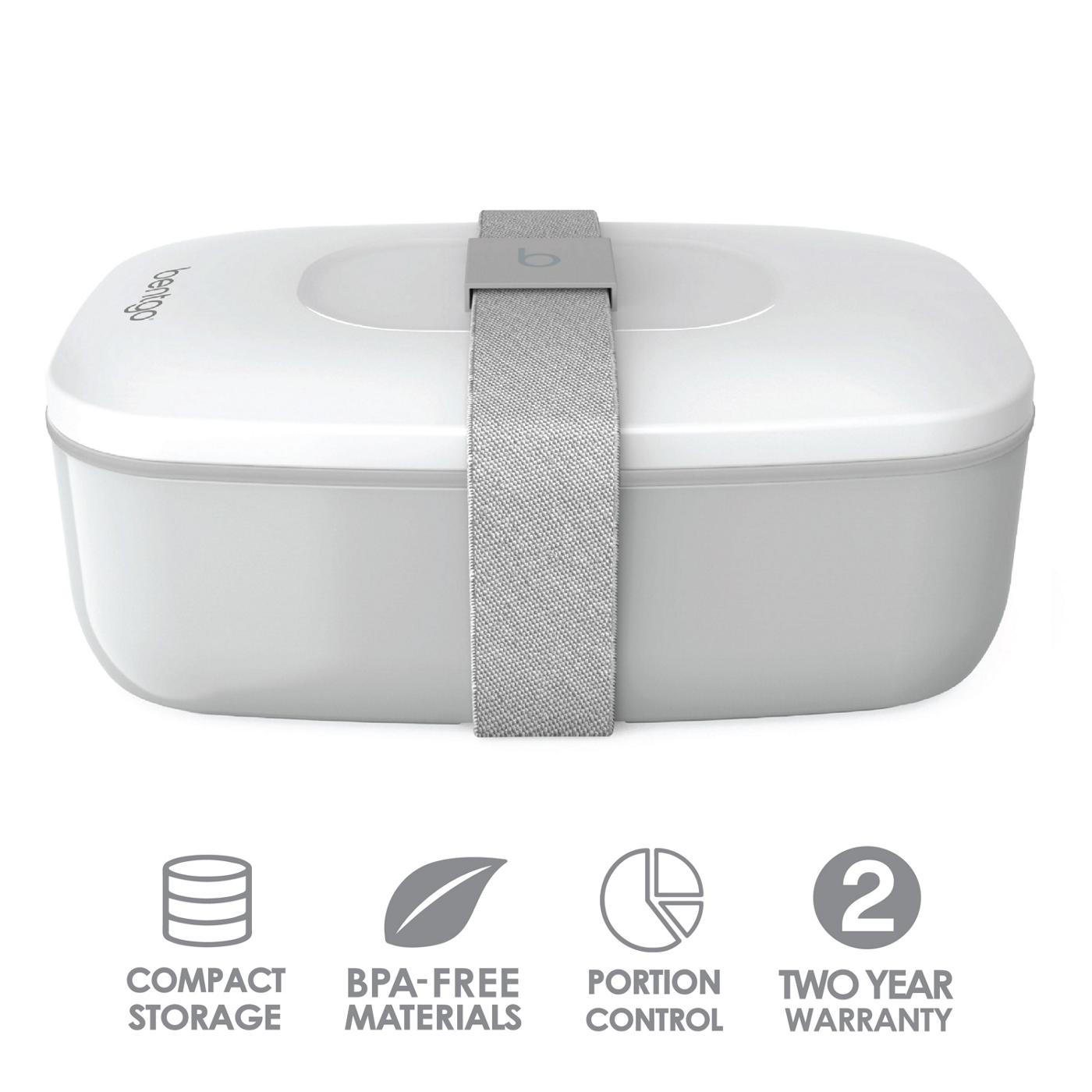 Bentgo Classic AlI-In-One Stackable Lunch Box- Gray - Shop Lunch boxes ...