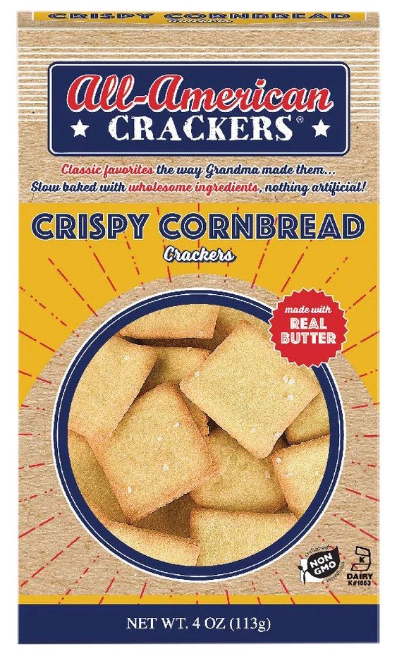 All-American Crackers Crispy Cornbread - Shop Crackers & breadsticks at ...