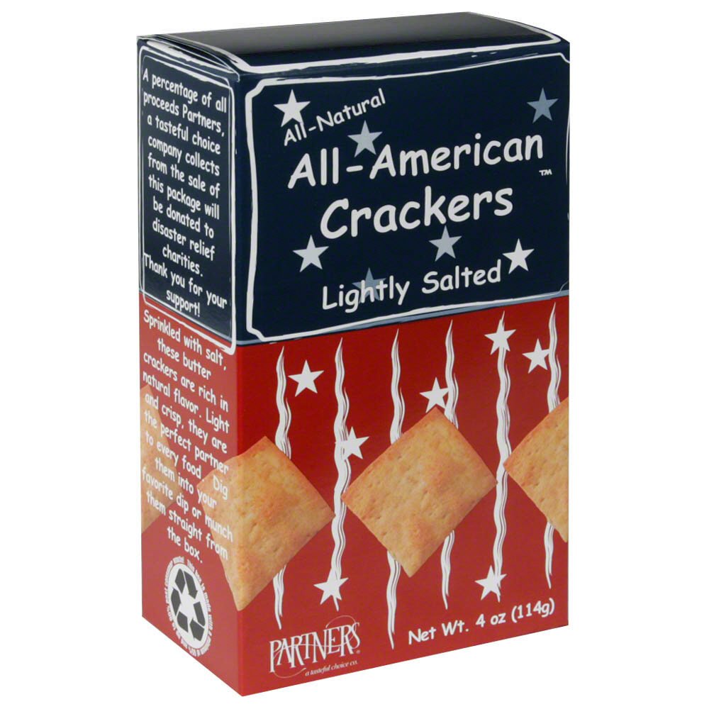 All-American Crackers Lightly Salted Butter - Shop Crackers ...