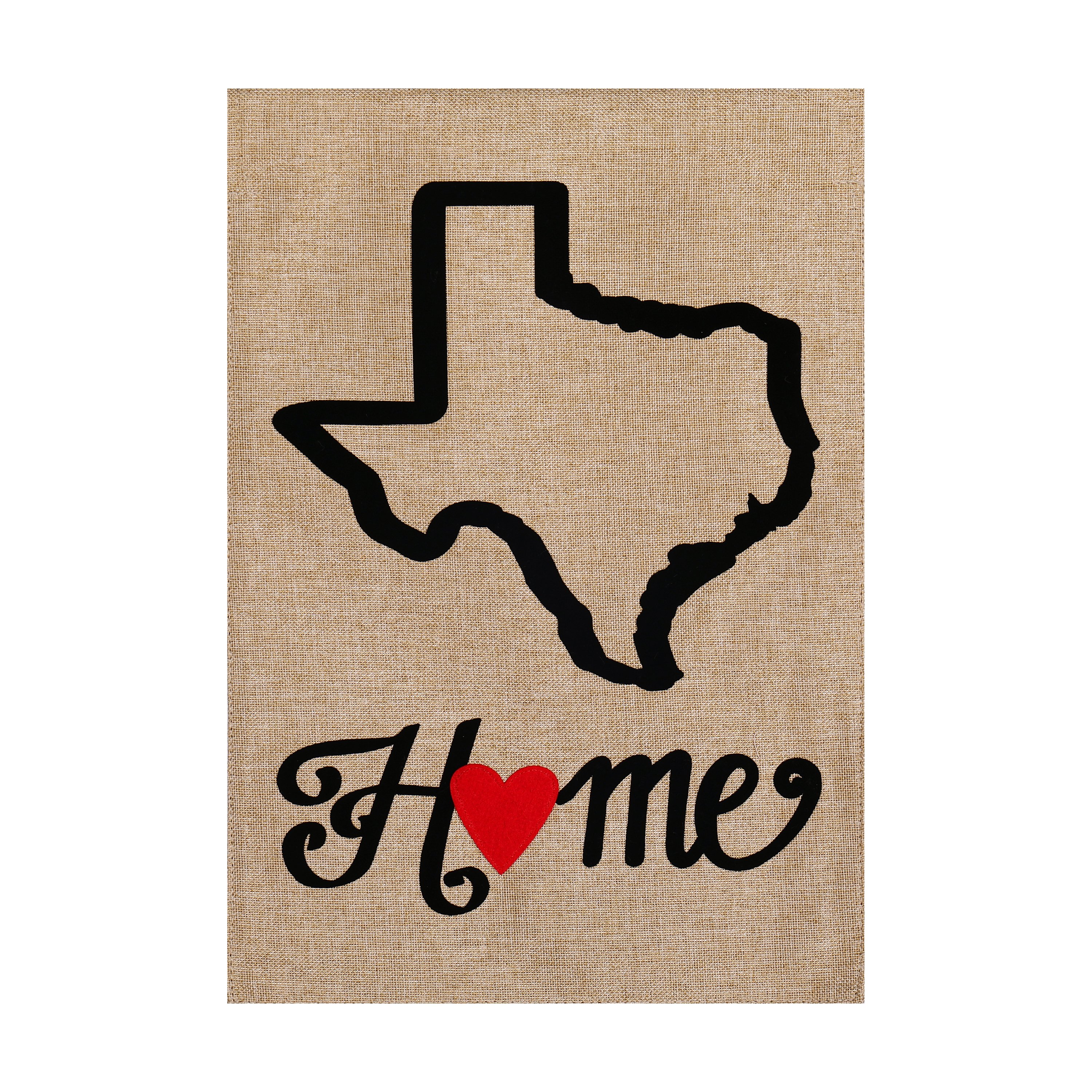 Evergreen Texas Home Burlap Garden Flag - Shop Outdoor decor at H-E-B