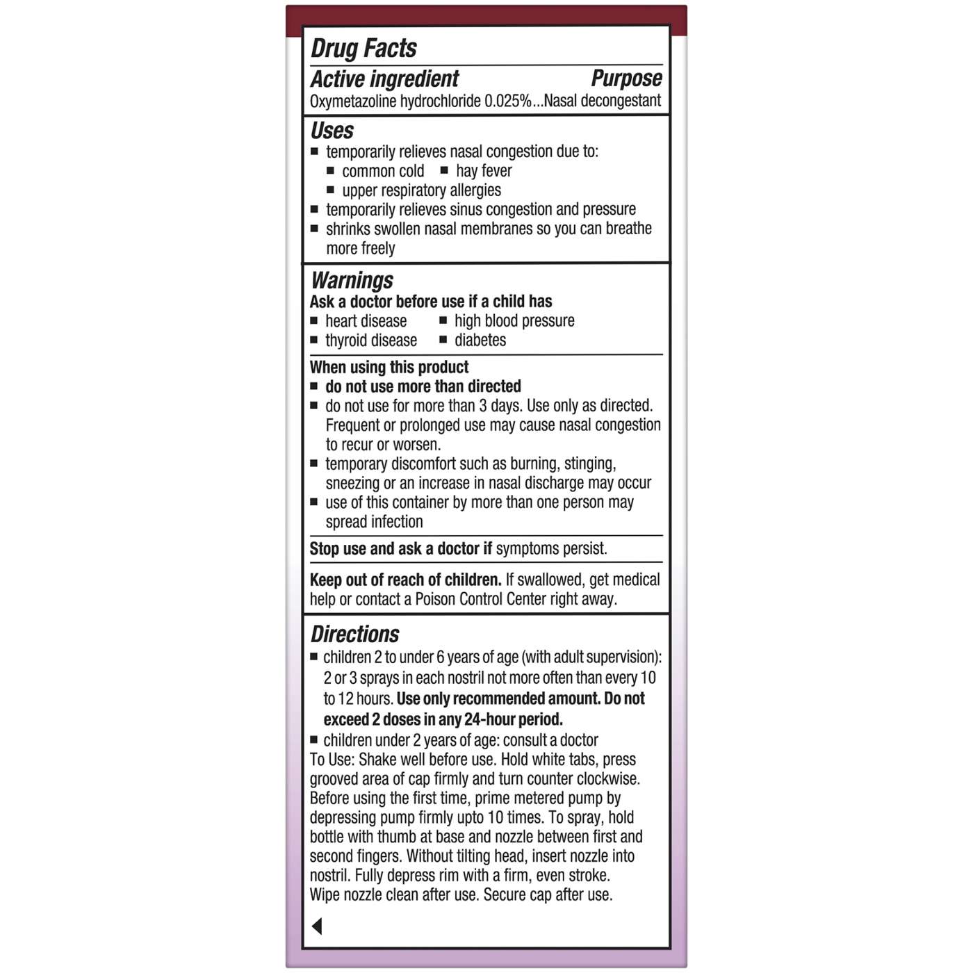 Afrin Children's Extra Moisturizing Nasal Spray - Shop Sinus & allergy ...