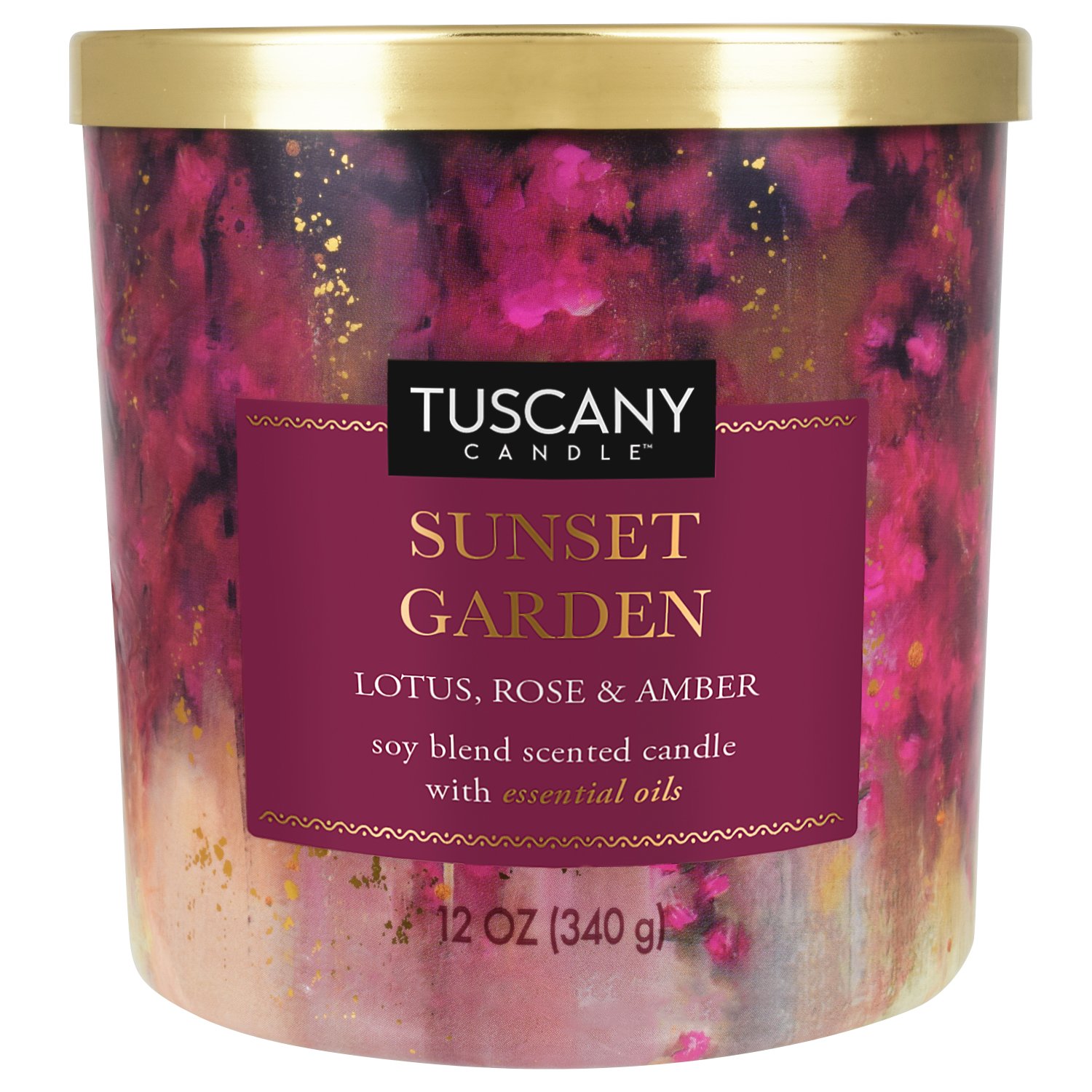 Tuscany Candle Sunset Garden Scent Glass Jar - Shop Candles at H-E-B