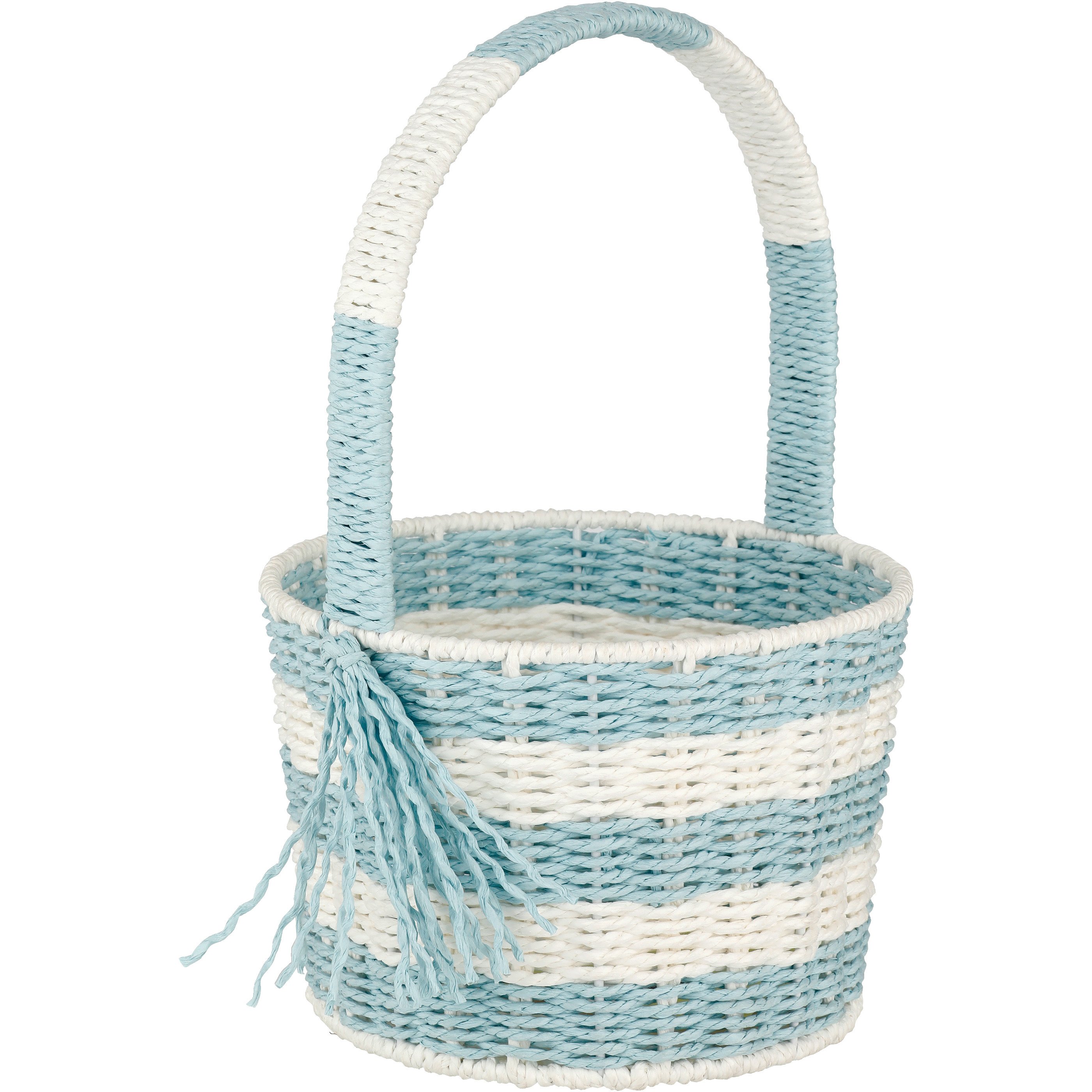 Destination Holiday Striped Woven Easter Basket - Blue - Shop Storage ...