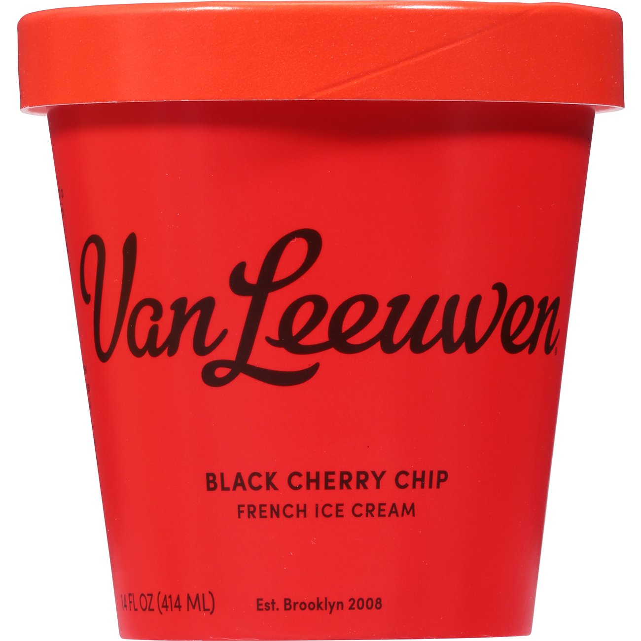 Van Leeuwen Black Cherry Chip French Ice Cream, 14 oz | Central Market ...