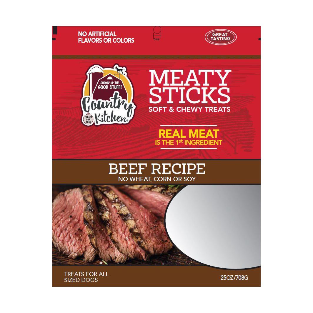 Country Kitchen Meaty Sticks Beef Recipe Dog Treats - Shop Soft & chewy ...