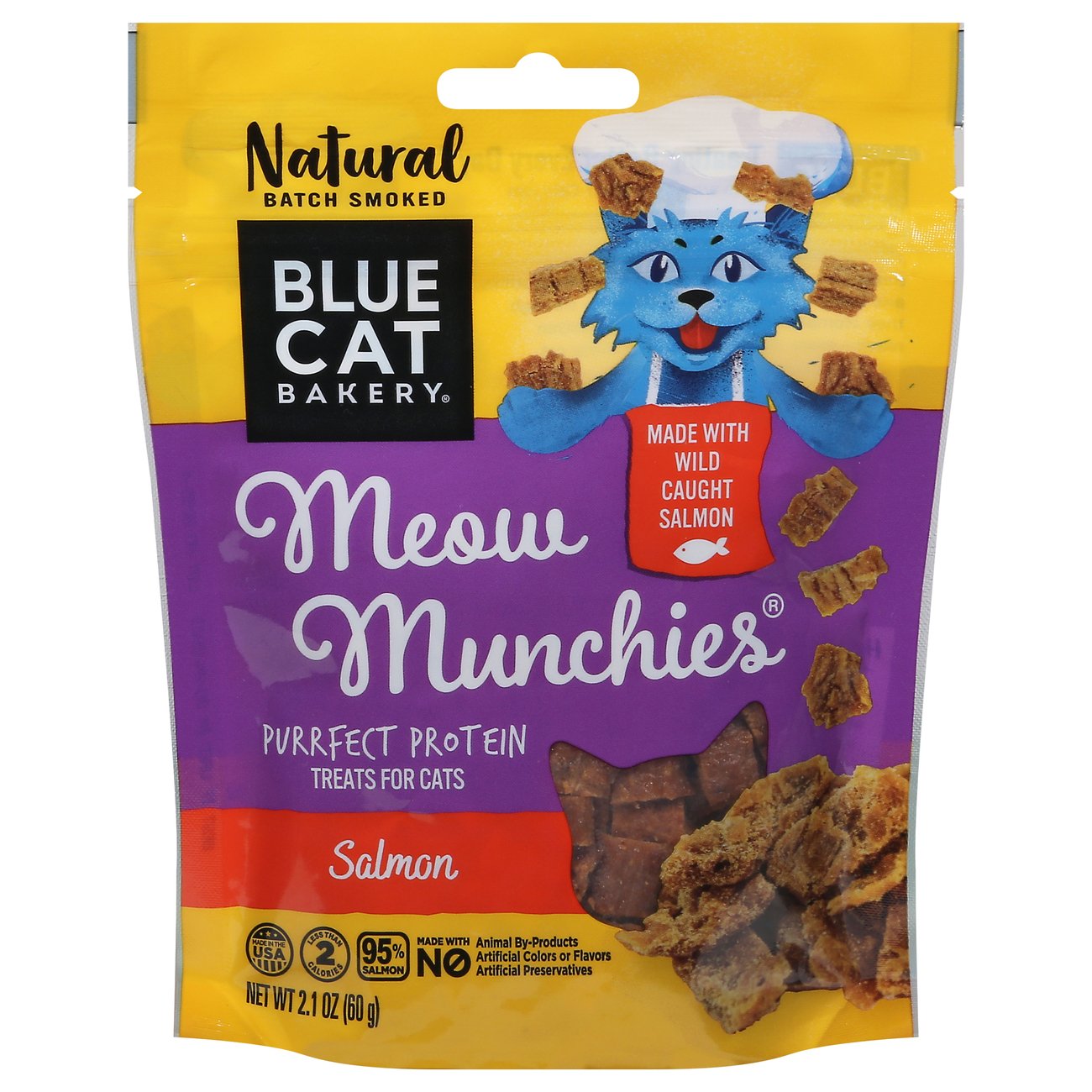 Blue Cat Bakery Meow Munchies Salmon Cat Treats - Shop Treats at H-E-B