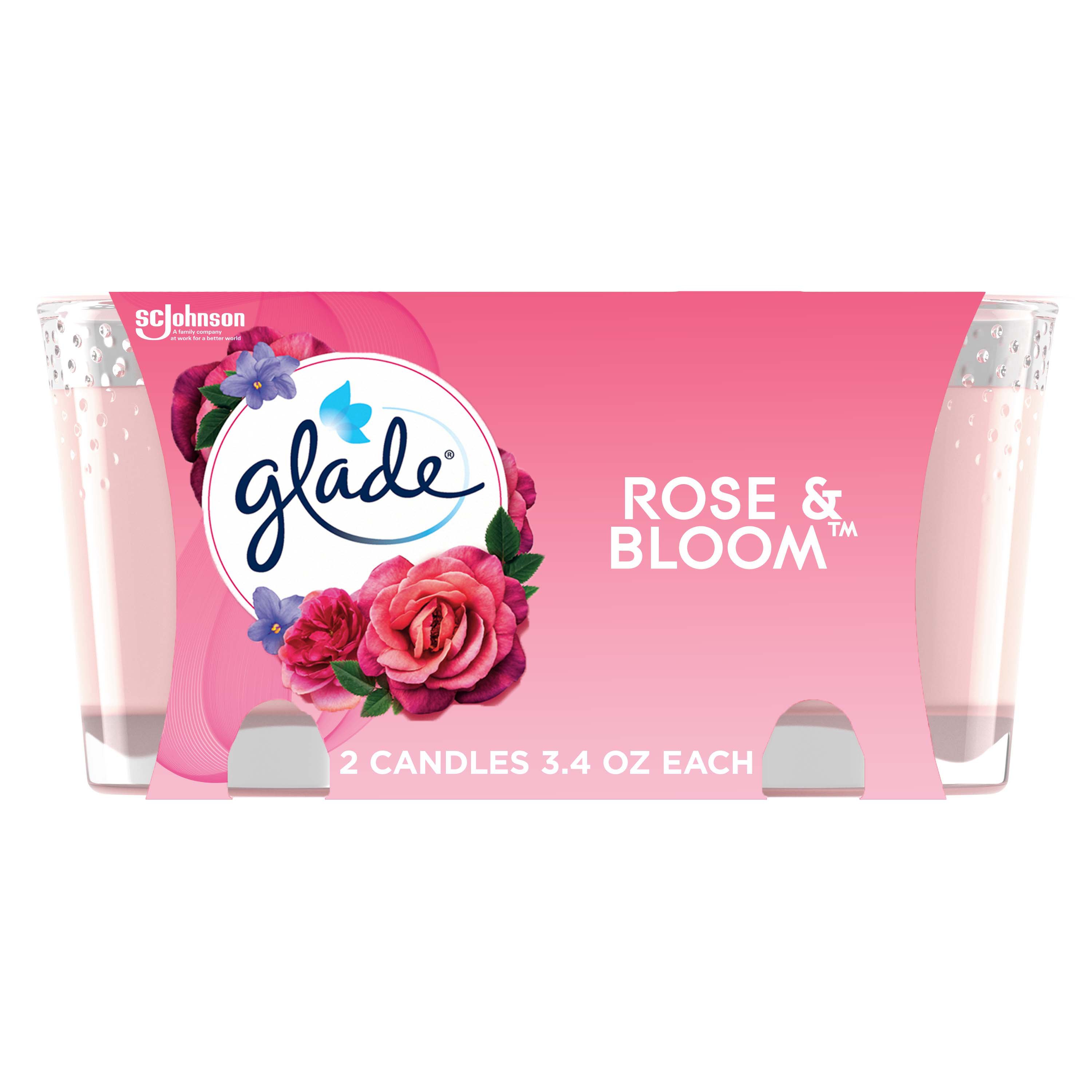 Glade Rose & Bloom Candles - Shop Candles at H-E-B