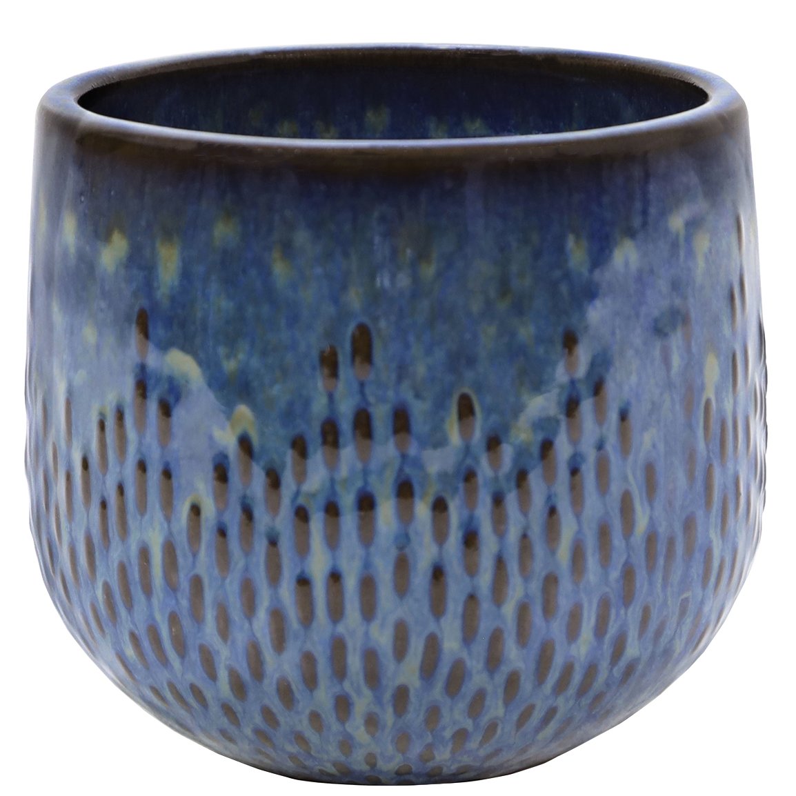 Deroma Oberon Succulent Glazed Terracotta Planter - Green - Shop Pots ...