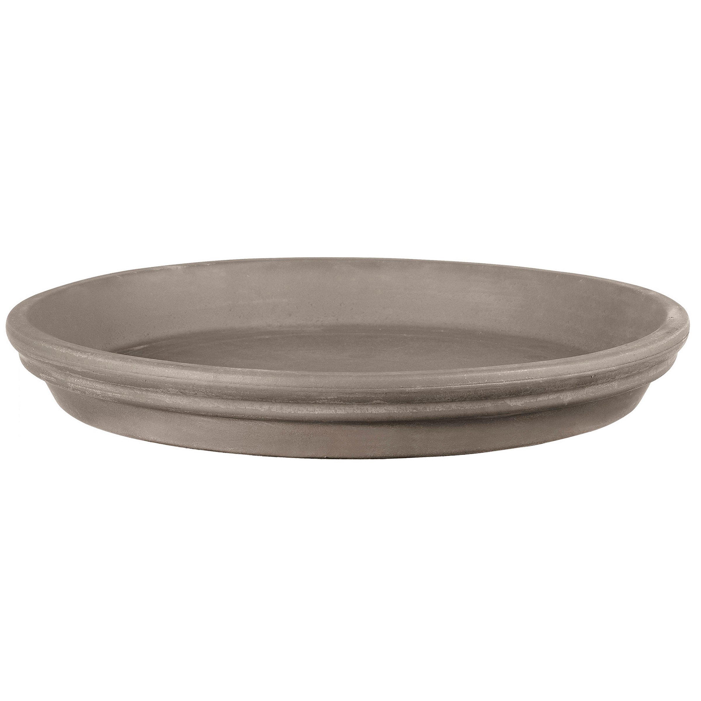 Deroma Sotto Vaso Clay Plant Saucer - Graphite - Shop Pots & planters ...