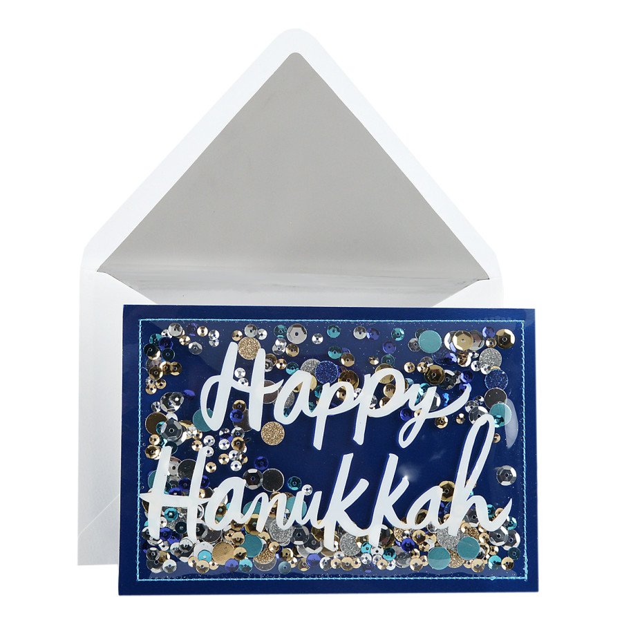 Hallmark Signature Hanukkah Card (Happy Hanukkah Confetti), #S30, #S15 ...