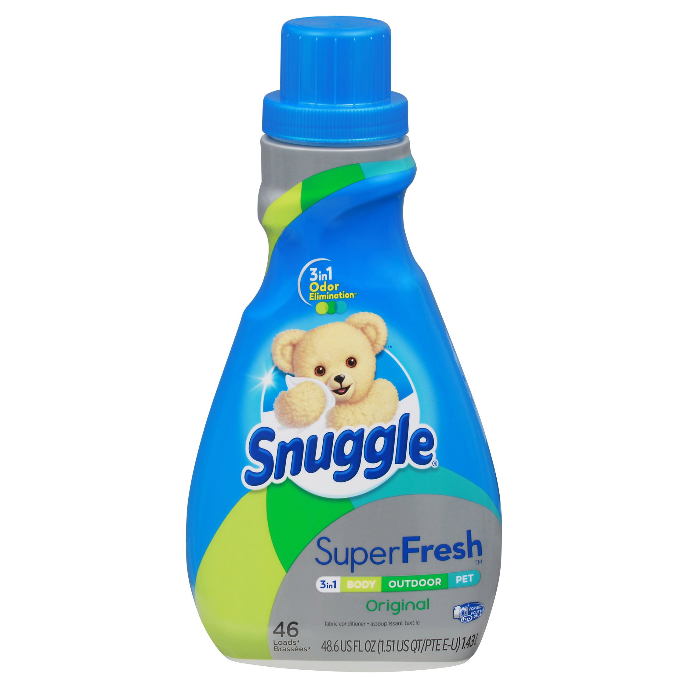 Snuggle SuperFresh HE Liquid Fabric Conditioner, 46 Loads - Original ...