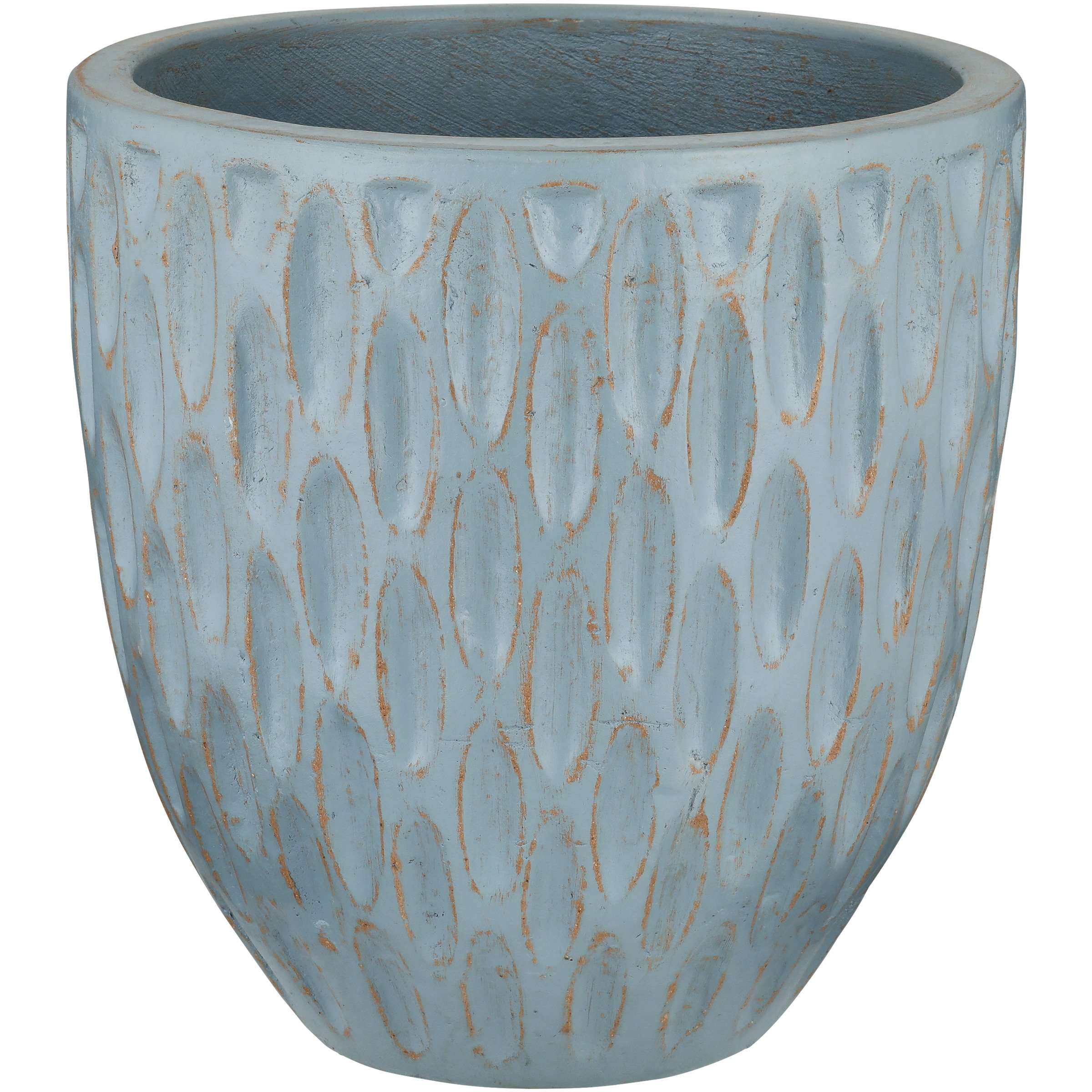 Blue Orange Pottery Marrakech Clay Planter - Turquoise - Shop Pots ...