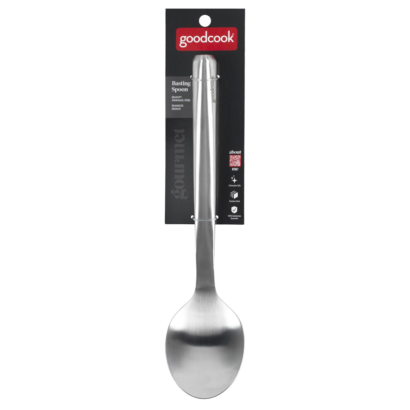 GoodCook Gourmet Stainless Steel Basting Spoon - Shop Utensils ...