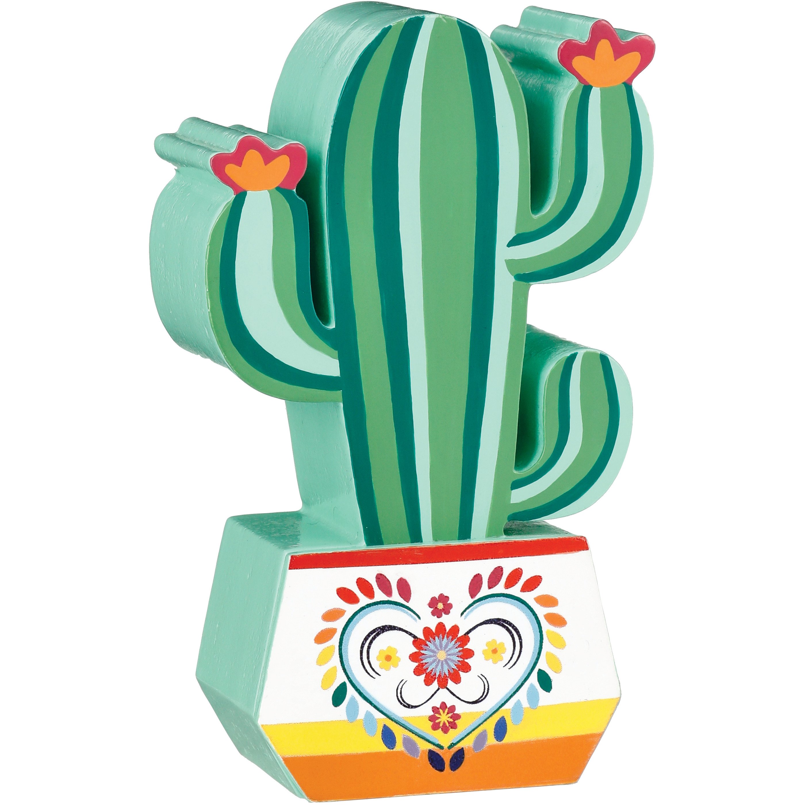 Destination Holiday Fiesta Tabletop Potted Cactus - Shop Seasonal Decor ...