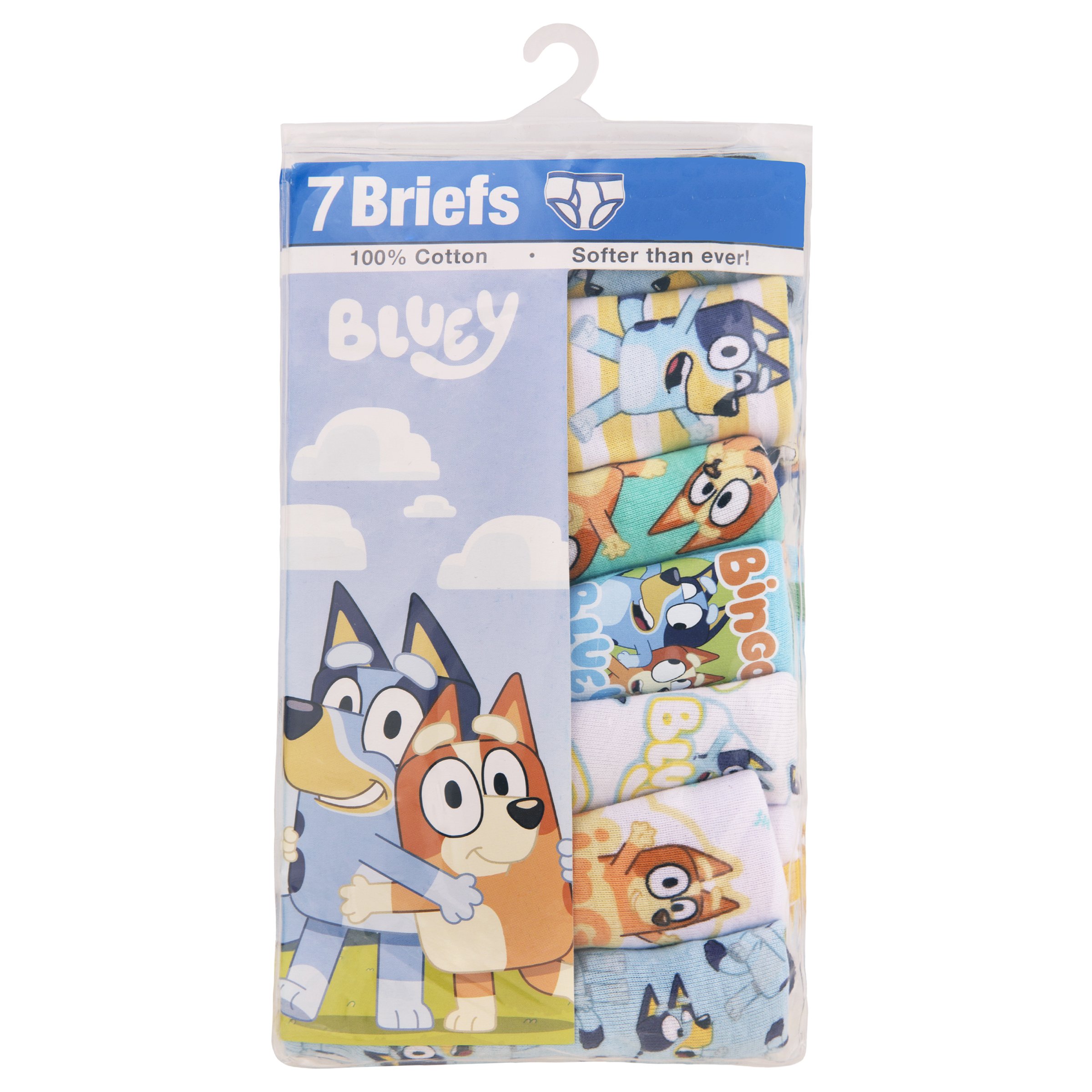 Disney 7 Bluey Toddler Cotton Briefs - Boys - Shop Underwear at H-E-B
