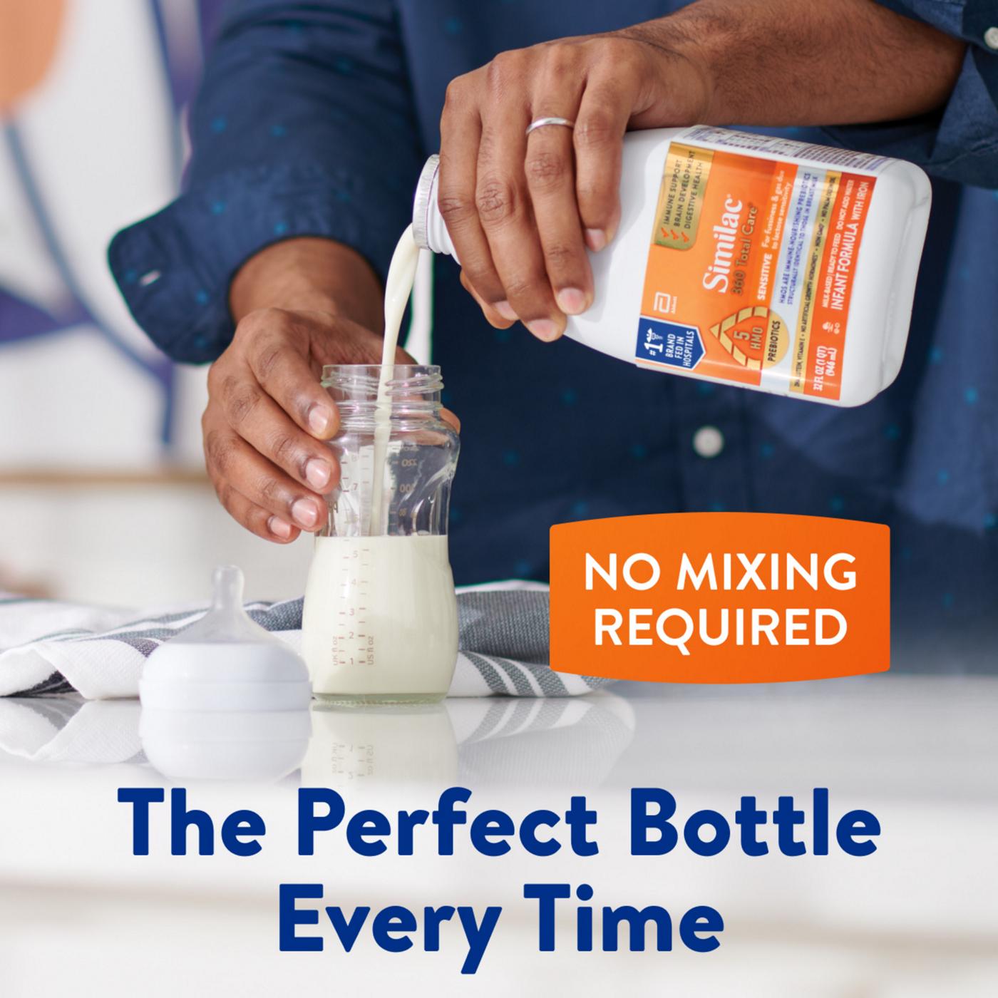 Similac 360 Total Care Sensitive Ready-to-Feed Infant Formula with 5 ...