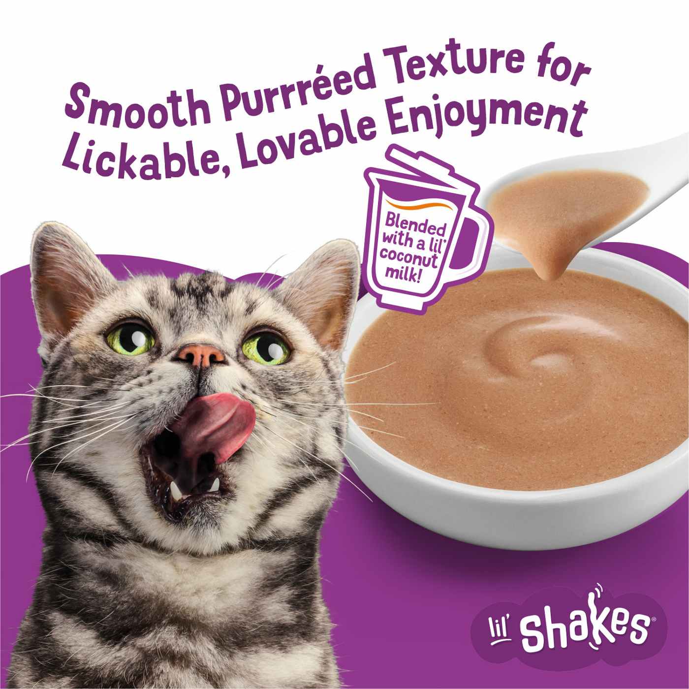 Friskies Purina Friskies Pureed Cat Food Topper, Lil’ Shakes With ...
