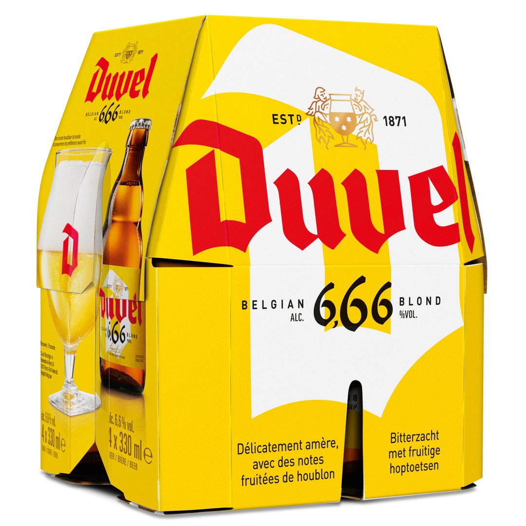 Duvel 6.66 Belgian Blond Ale Beer 11.2 oz Bottles - Shop Beer at H-E-B