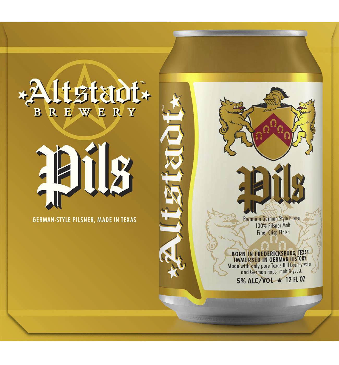 Alstadt Brewery Pils Craft Beer 6 pk Cans - Shop Beer at H-E-B
