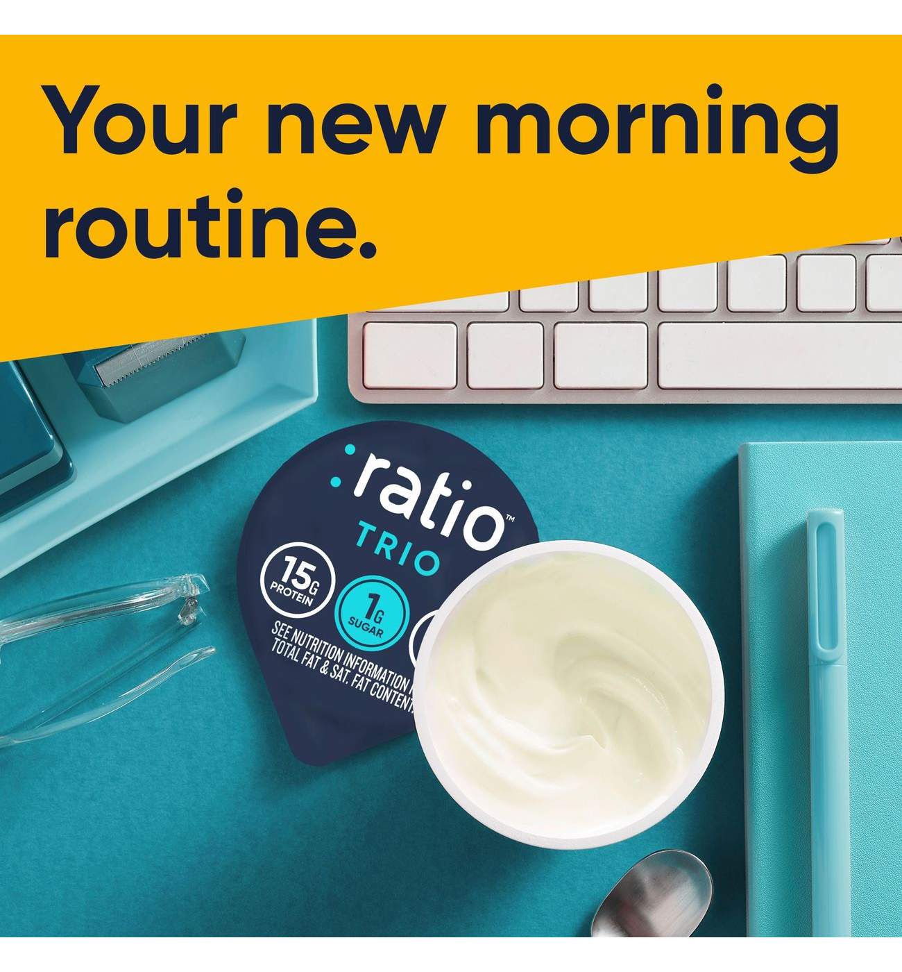 :ratio Trio 15g Protein Coconut Dairy Snack - Shop Yogurt at H-E-B