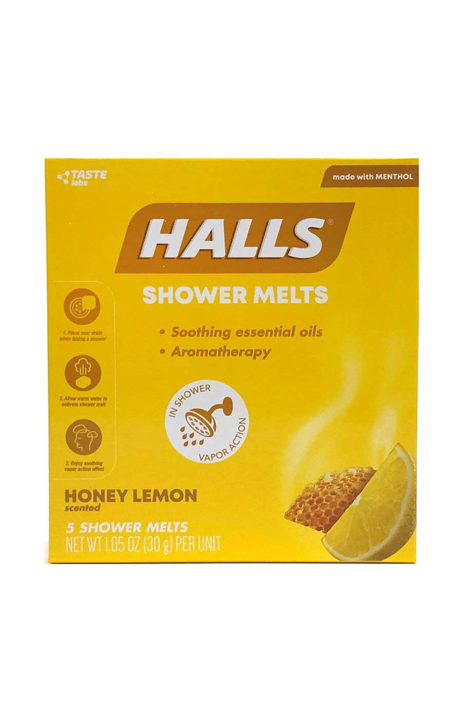 Halls Shower Melts Honey Lemon - Shop Sinus & allergy at H-E-B