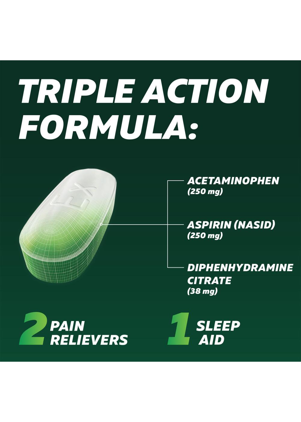 Excedrin PM Headache Relief Caplets - Shop Pain relievers at H-E-B
