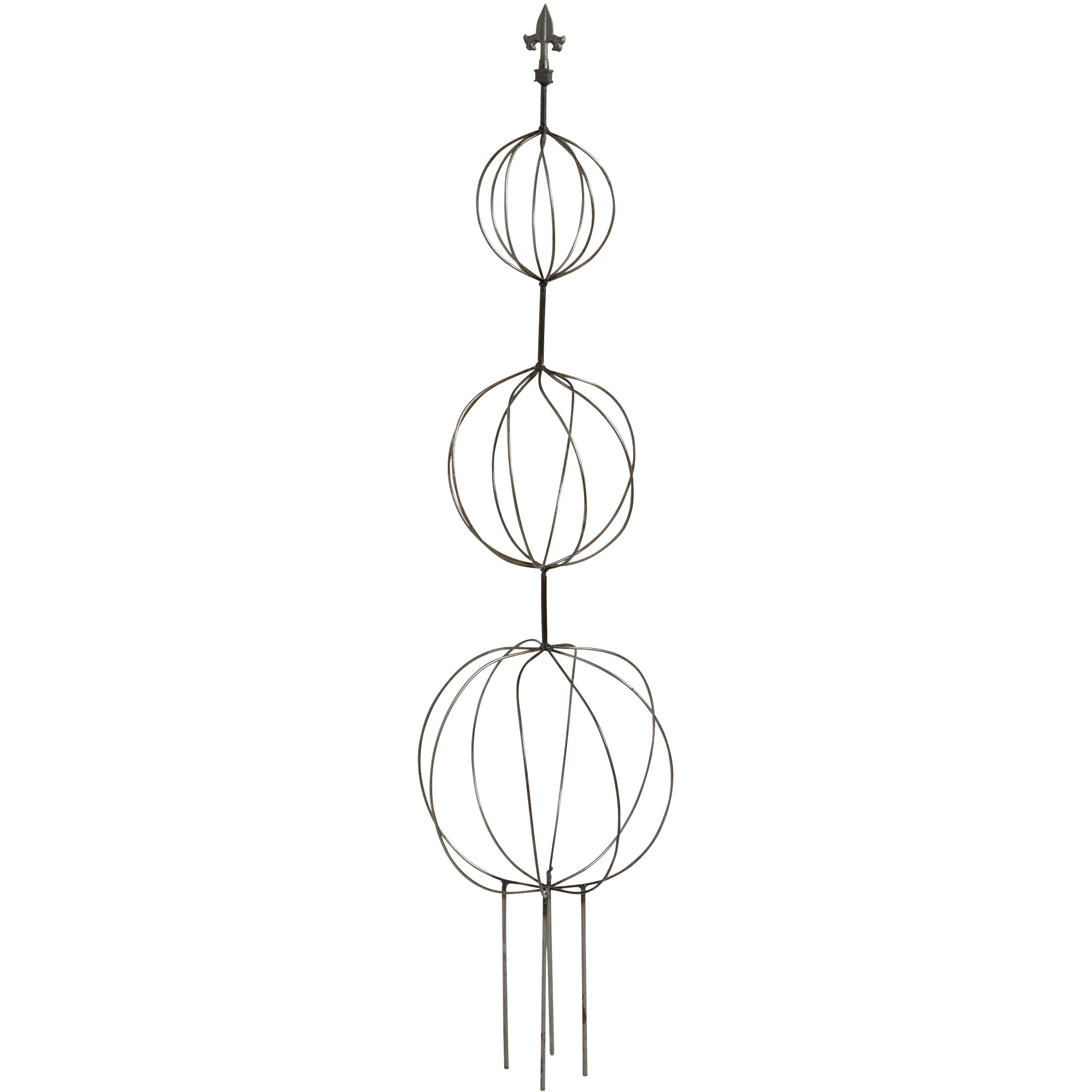 Creative Décor Sourcing 3 Sphere Metal Garden Topiary - Shop Outdoor ...