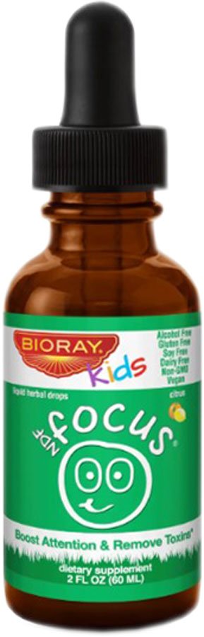 Bioray Kids Natural Detox Factors Focus Liq Herbal Drops, 2 oz ...