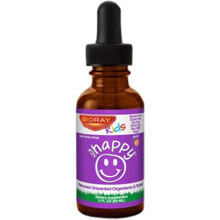 Bioray Kids Natural Detox Factors Happy Liq Herbal Drops, 2 oz ...