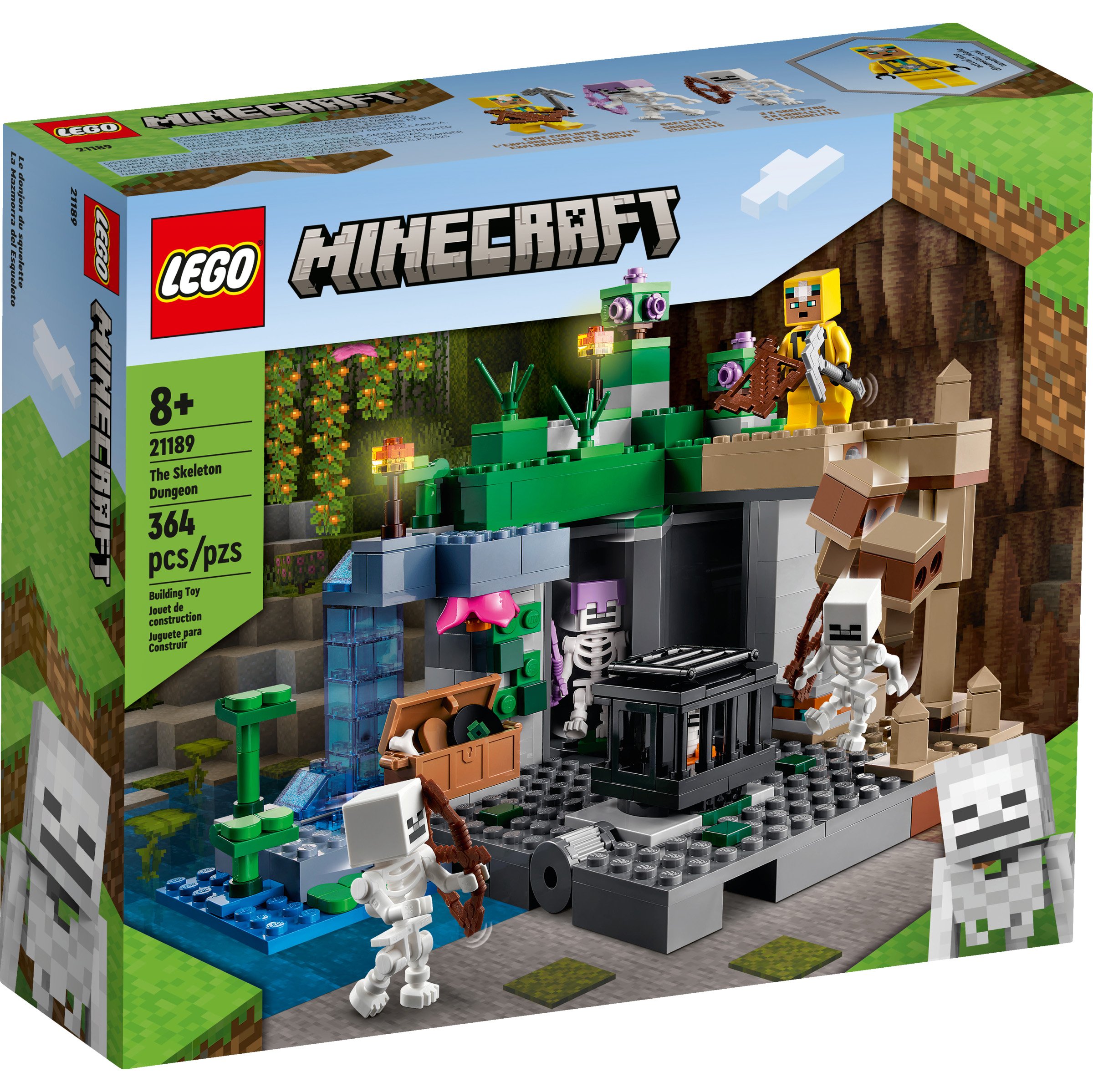 LEGO Minecraft The Skeleton Dungeon Set - Shop Lego & building blocks ...
