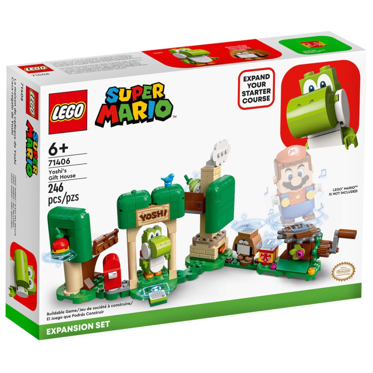LEGO Super Mario Yoshi's Gift House Expansion Set - Shop Lego ...