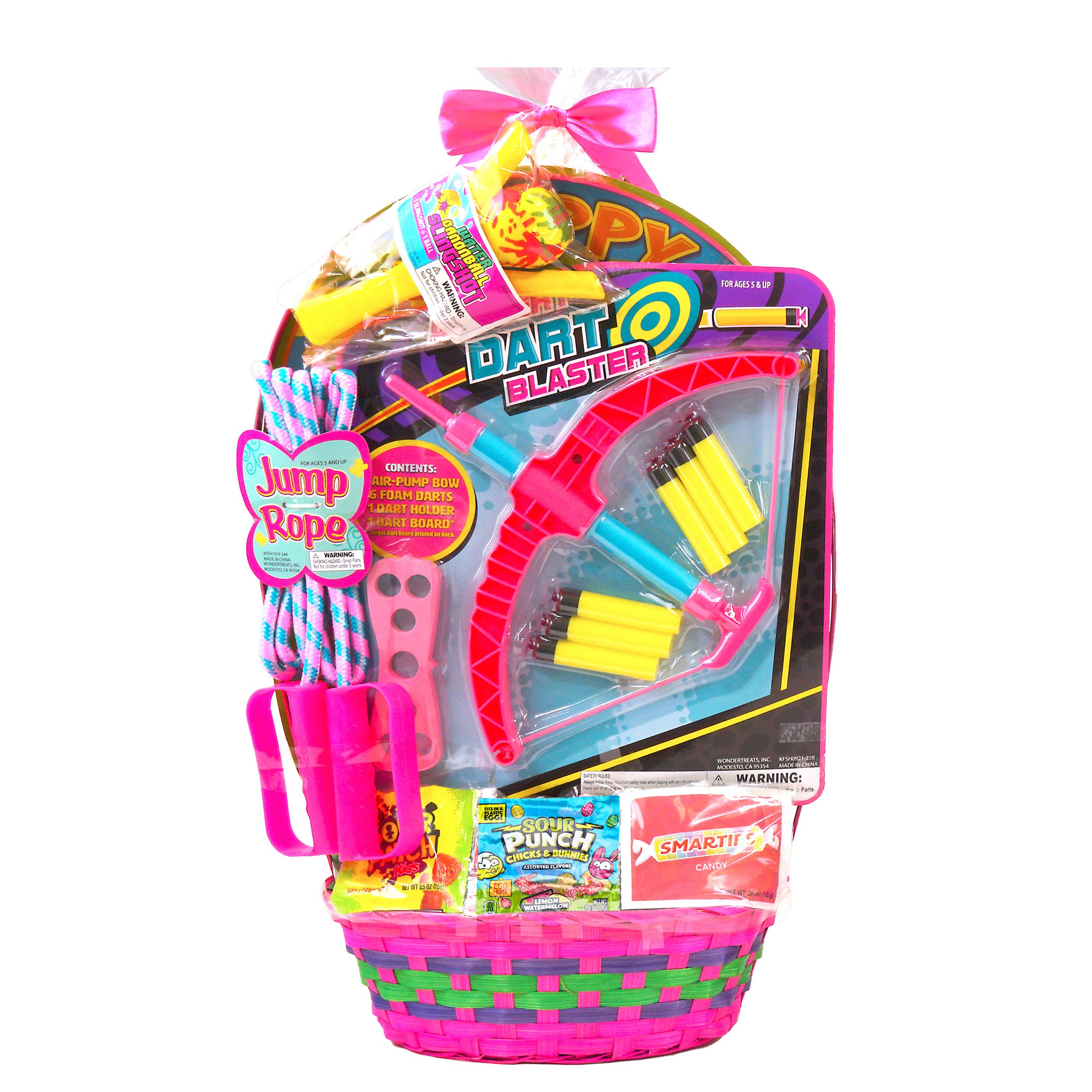 Wonder Treats Girls' Theme Dart Launcher Easter Gift Basket - Shop ...