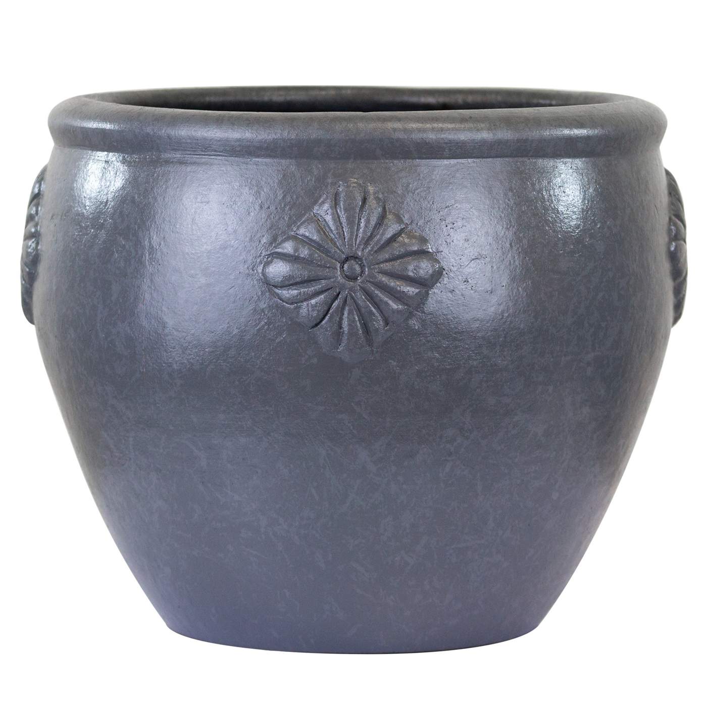 Trendspot Maravilla Bell Clay Planter - Charcoal - Shop Pots & planters ...