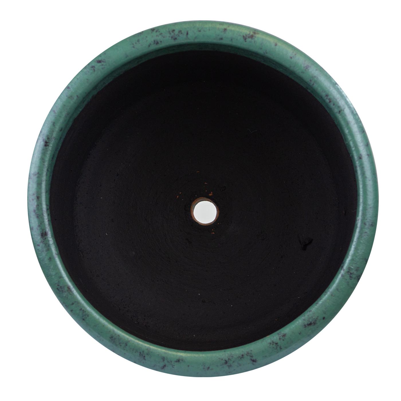 Trendspot Zona Footed Bowl Clay Planter - Teal - Shop Pots & planters ...