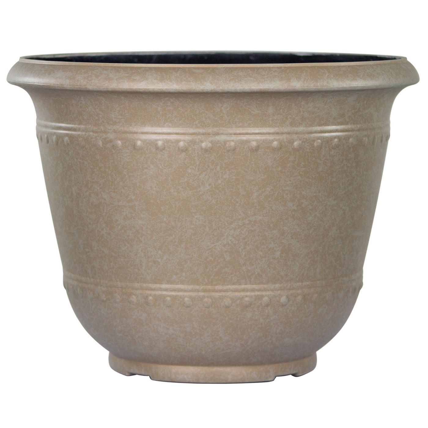 Trendspot Ursula Resin Planter - Limestone - Shop Pots & planters at H-E-B