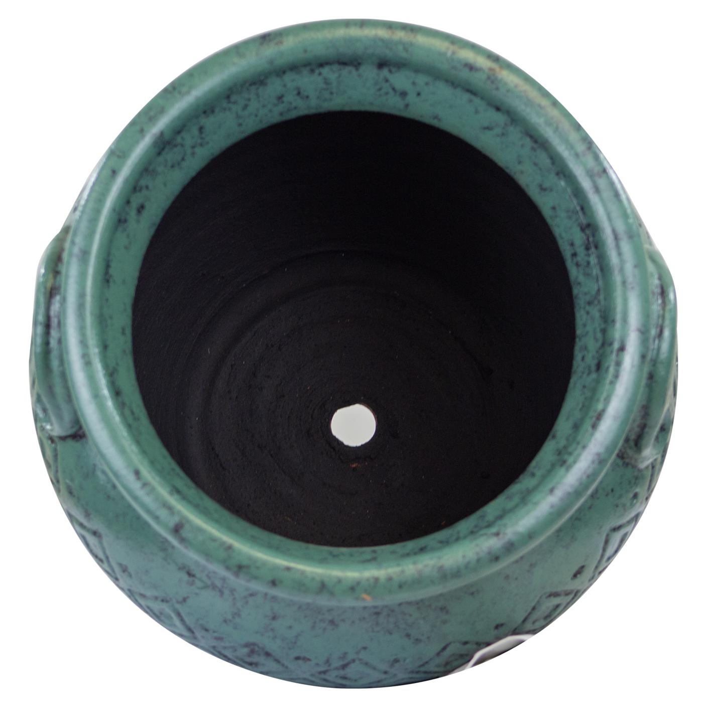 Trendspot Tulum Bean Pot Clay Planter - Teal - Shop Pots & planters at ...