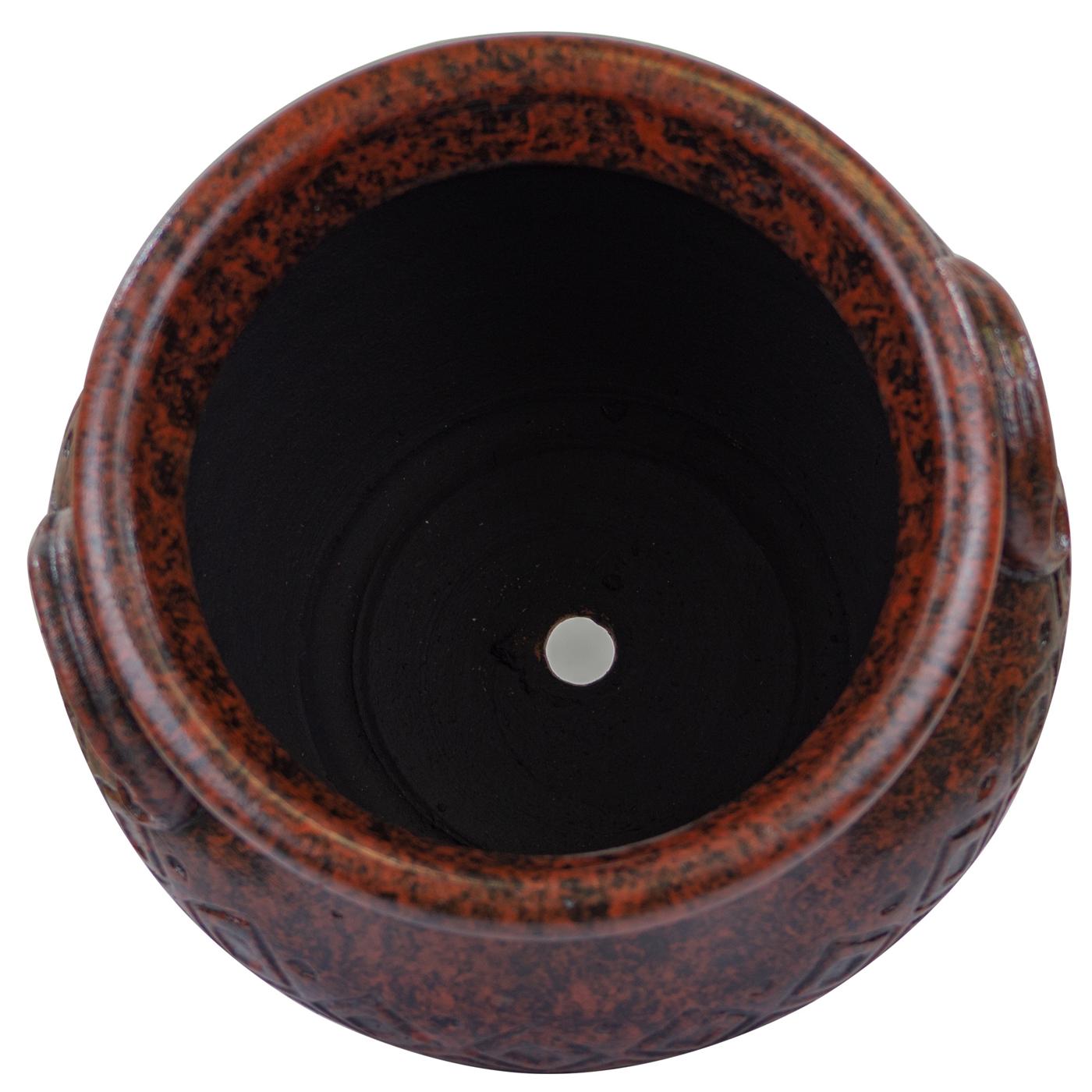 Trendspot Tulum Bean Pot Clay Planter - - Red - Shop Pots & planters at ...