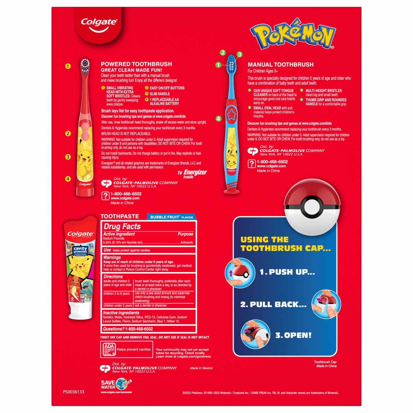 Colgate Kid's Pokemon Oral Care Gift Set - Shop Toothbrushes at H-E-B